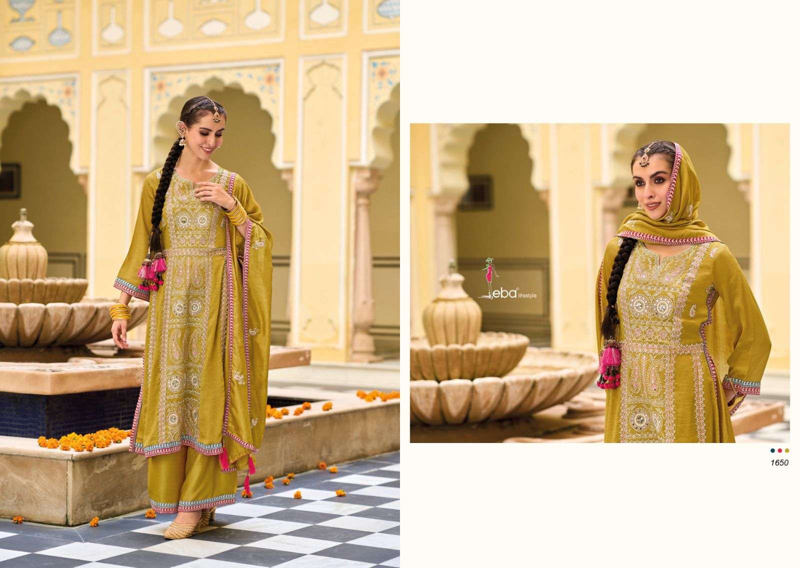 Eba Diva Premium Silk Designer Ready Made Collection