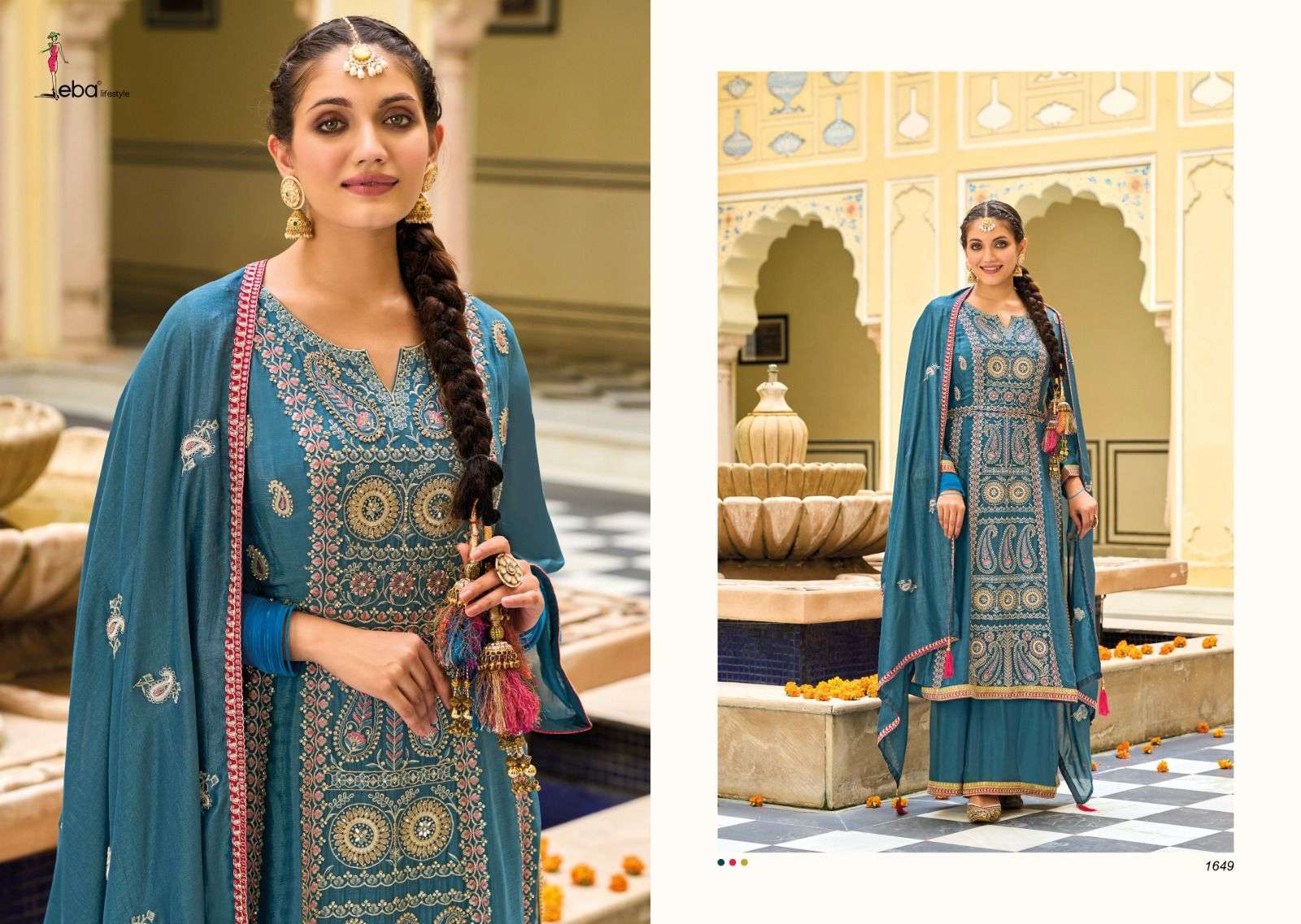 Eba Diva Premium Silk Designer Ready Made Collection